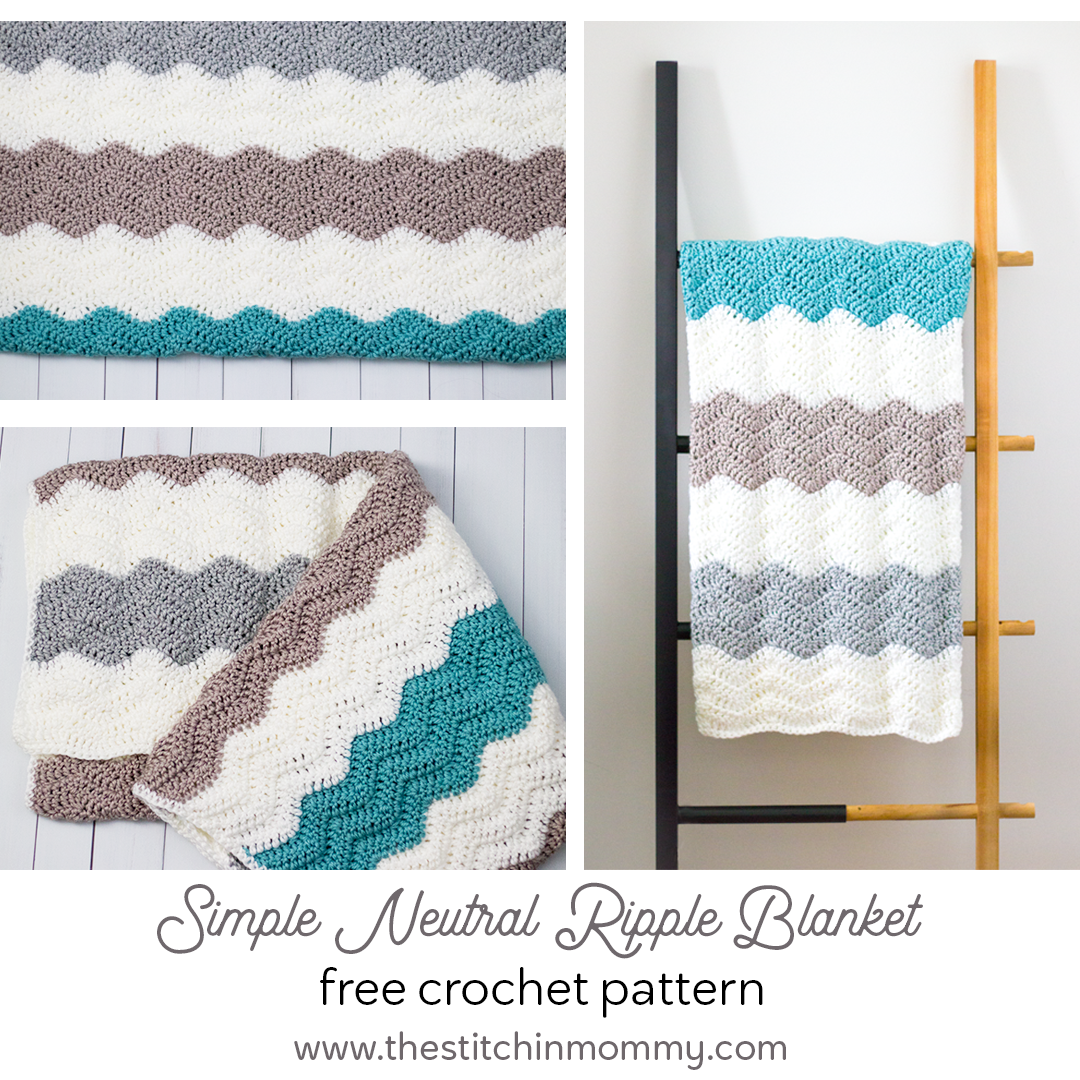 Simple Ripple Crochet Pattern Attic24: Neat Ripple Pattern